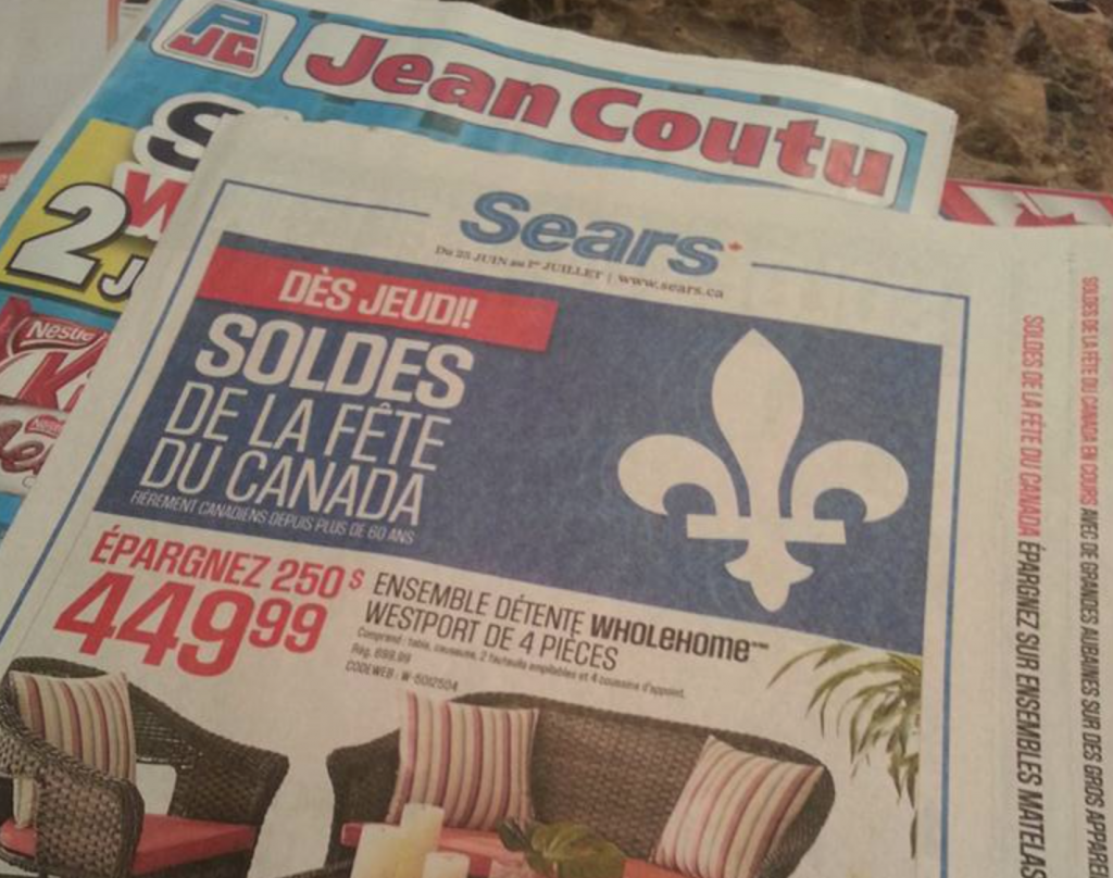 Sears connaît bien le Québec... - La Clique du Plateau