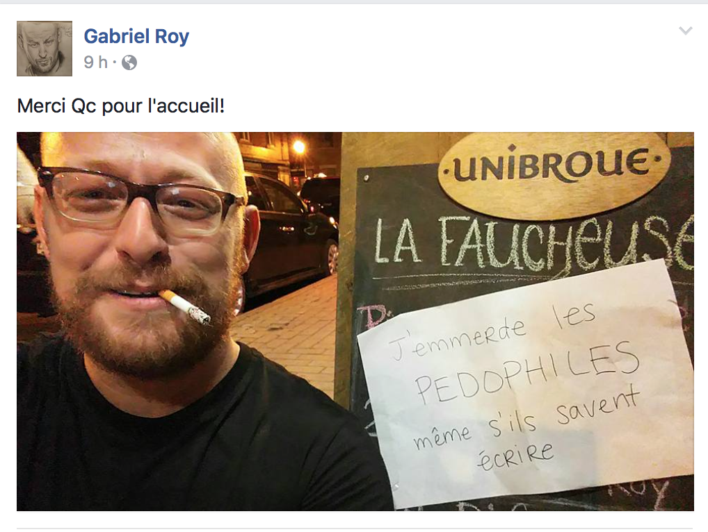 Un bel accueil pour Gab Roy à Québec... - La Clique du Plateau