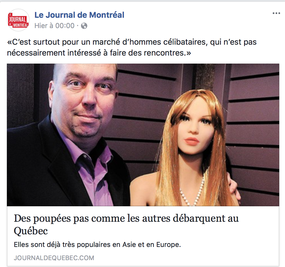 Le Québec fait des jokes sur la poupée à 3000$ - La Clique du Plateau