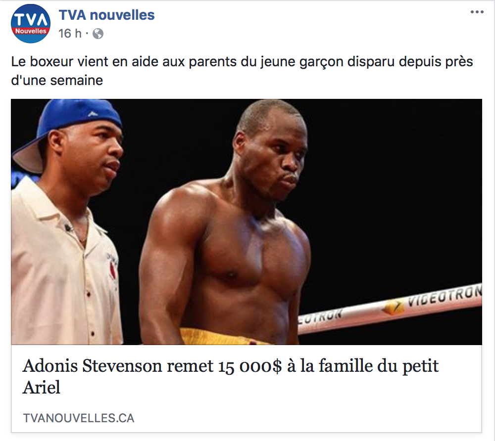 Même si c'est une bonne action d'Adonis... - La Clique du Plateau