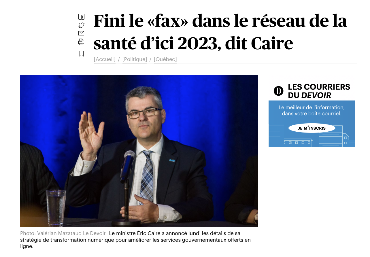 La preuve que n'importe qui peut faire la job à Éric Caire! - La Clique ...