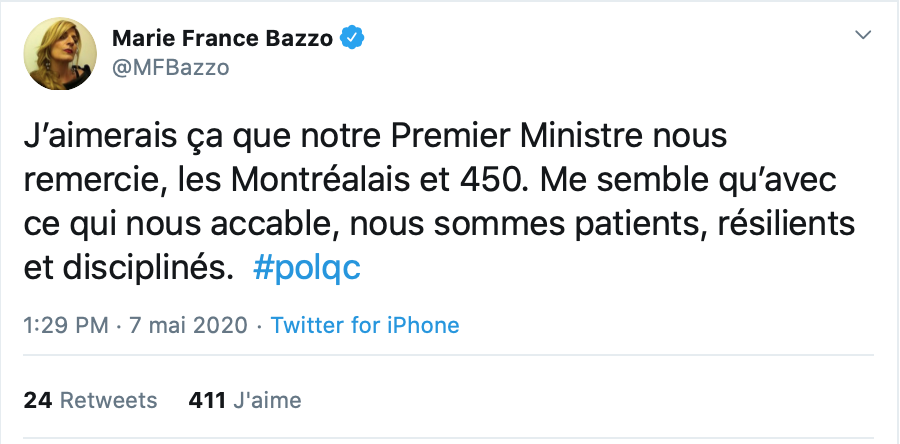 La reine Bazzo veut des remerciements de Legault! - La Clique du Plateau