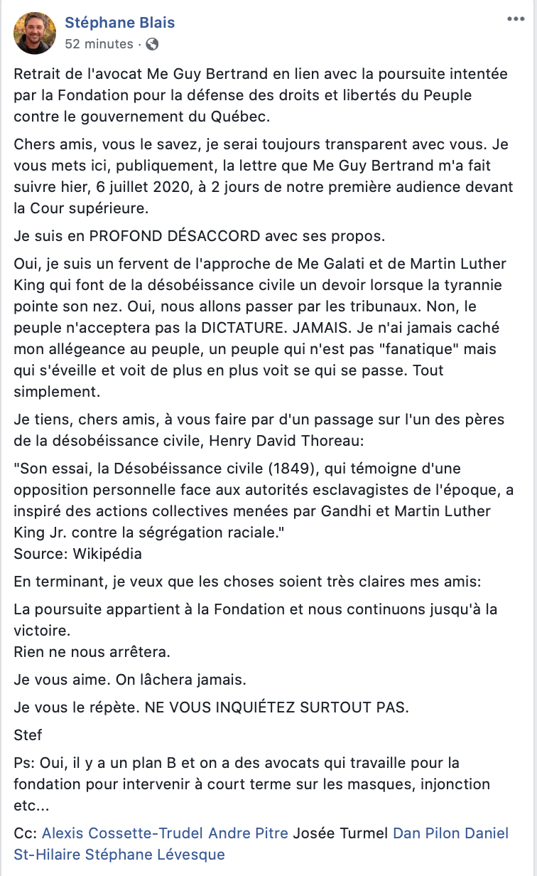 Guy Bertrand abandonne les coucous à Josée Turmel! - La Clique du Plateau