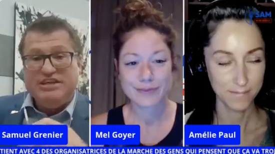 Samuel Grenier prend le crédit pour le déconfinement. - La Clique du ...