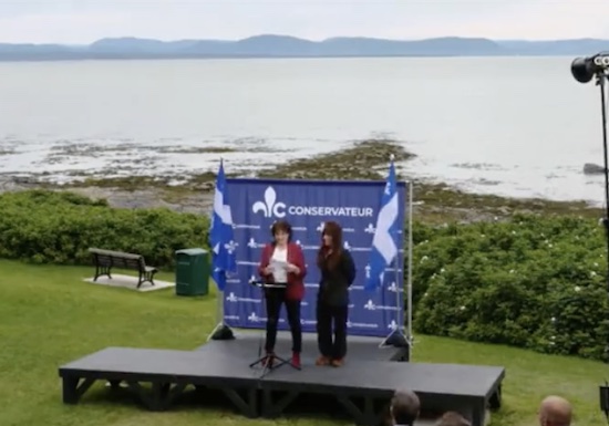 Une marée humaine à Rivière du Loup pour l'annonce d'une candidate PCQ ...