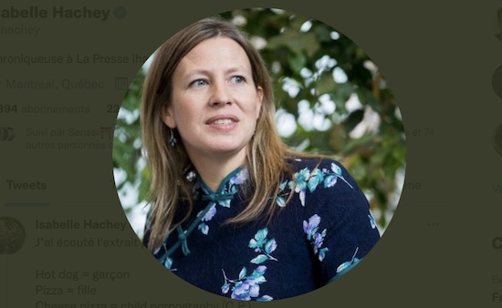 Lorsqu'Isabelle Hachey reçoit un email d'un auditeur des radios ...