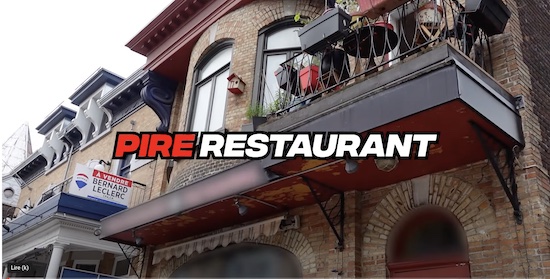 Ça prend du courage pour manger dans le pire restaurant du Québec ...