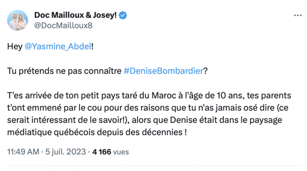 Doc Mailloux est même intense sur Twitter! - La Clique du Plateau