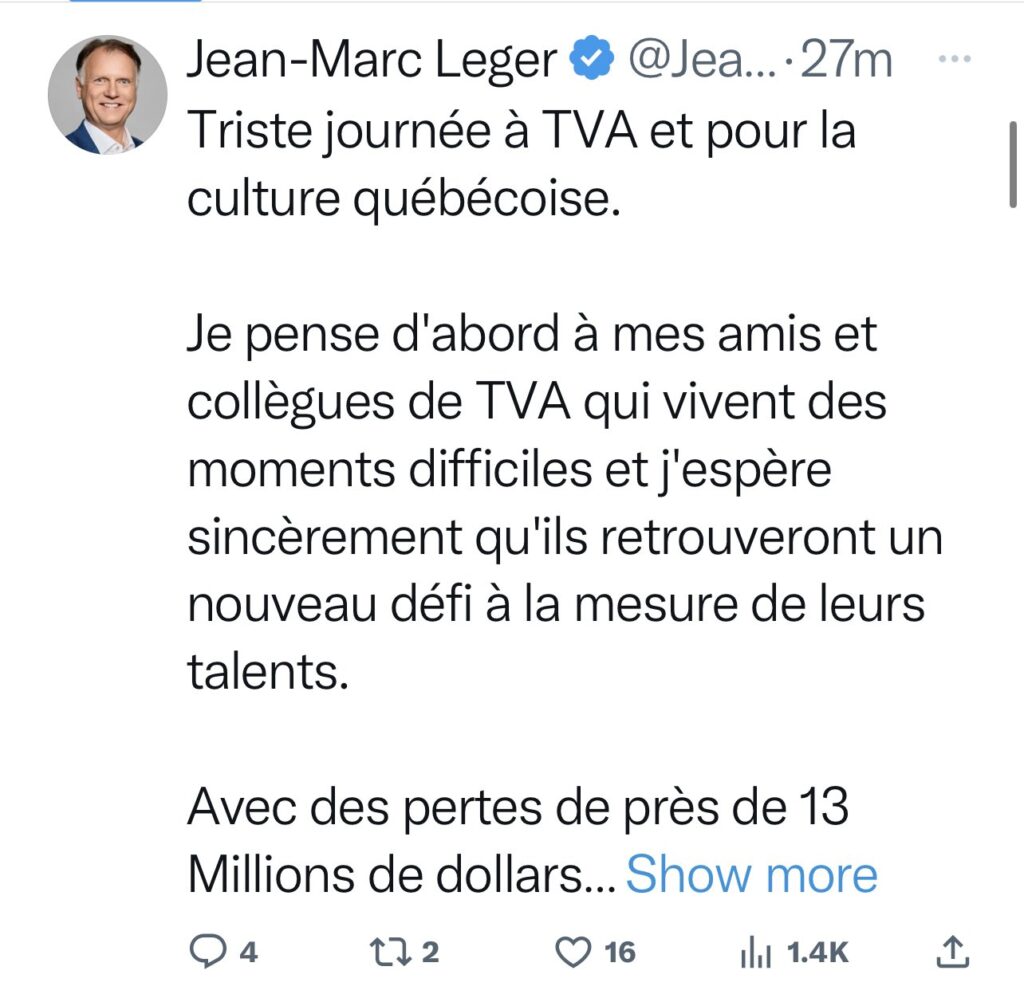 Jean-marc Léger a la bonne nouvelle à géométrie variable! - La Clique ...