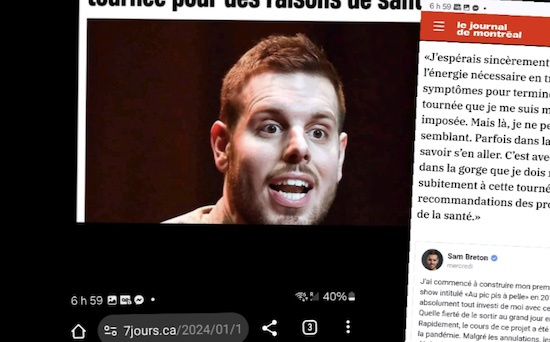 Le Popo du peuple ramasse solidement l'humoriste Sam Breton! - La ...