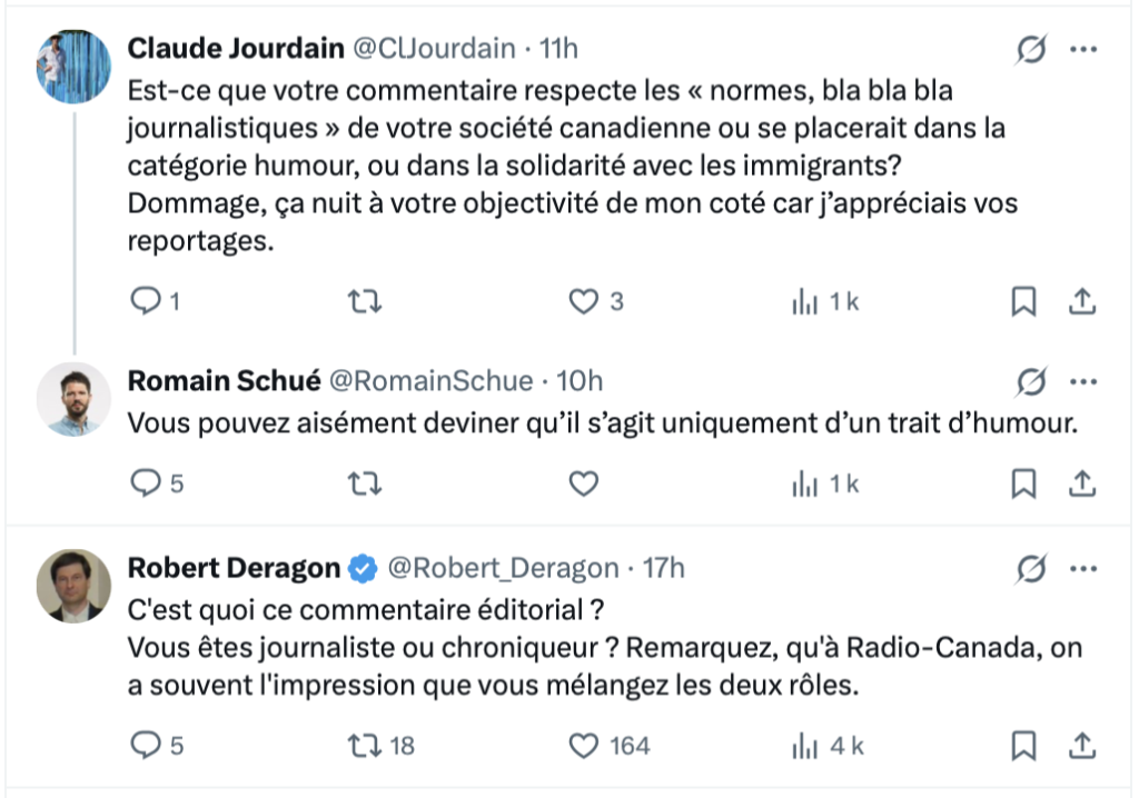 Ce tweet coup de poing d’un journaliste français de Rad-Can à notre ...