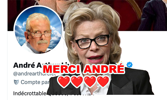 La championne Caroline Proulx qui remercie André Arthur du paradis ...