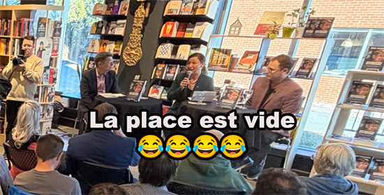 À peine 25 personnes au lancement du livre à Dudu! - La Clique du Plateau