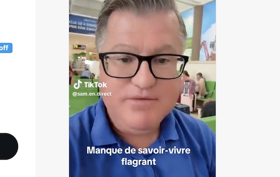 Sam Grenier dénonce ce qu'il fait lui même à l'aéroport! - La Clique du ...